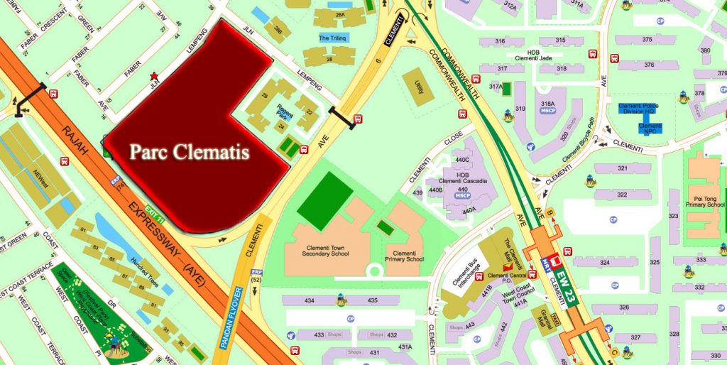parc clematis map | Leedon Green by MCL Land | Official